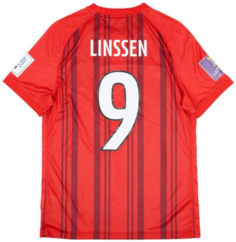 2023 Urawa Red Diamonds Match Issue Club World Cup Home Shirt Linssen 9
