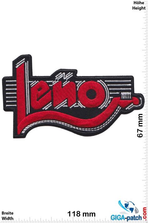 Leño Patches Back Patch Patch Sleutelhangers Stickers Giga Patch