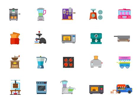 دانلود مجموعخ آیکون لوازم آشپزی دانلود رایگان فایل لایه باز، Psd
