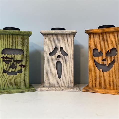Wooden Jack O Lantern Box Etsy