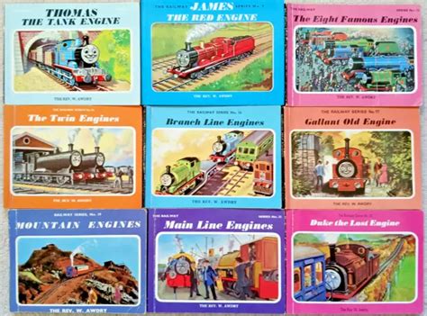 Thomas The Tank Engine And Friends Railway Series 1979 82 Lotbundle Of 9 Books £899 Picclick Uk