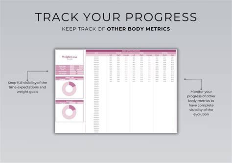Weight Loss Fitness Tracker Spreadsheet Template For Google Sheets Body Measurement Tracker