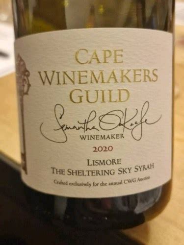 Lismore Cape Winemakers Guild The Sheltering Sky Syrah Vivino US