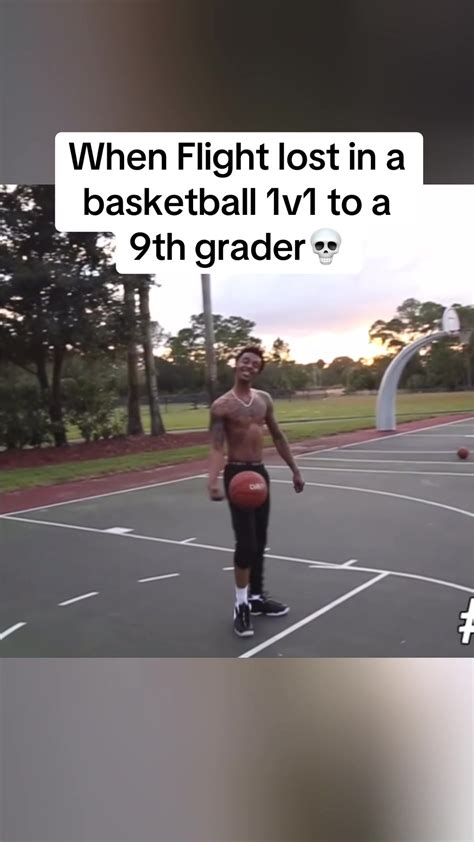 Flight Reacts To Losing 1v1 Basketball Match Tiktok