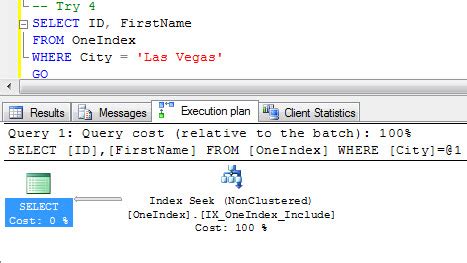 SQL SERVER Query Optimization Remove Bookmark Lookup Remove RID