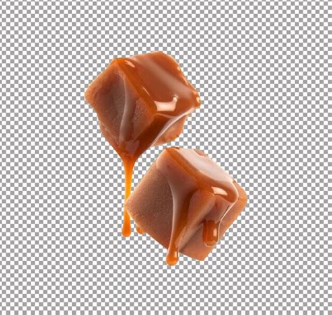 Premium Psd Falling Candy With Candy Caramel