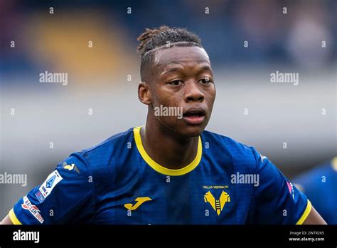 Tijjani Noslin Hellas Verona During The Italian Serie A Match Between