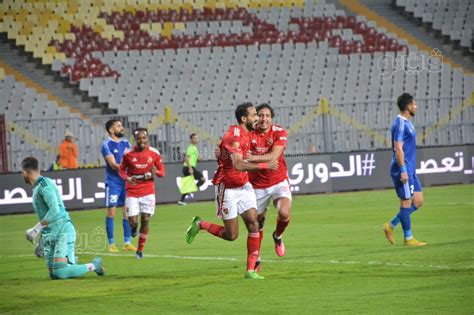 الدوري المصري، محمود كهربا يعزز تقدم الأهلي بالهدف الثاني أمام سموحة صور