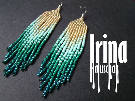 Super Price Beaded Earrings Seed Bead Earrings Modern Etsy