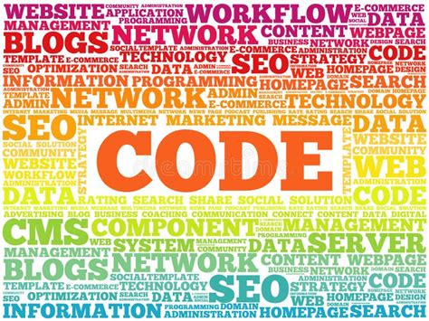 Computer Coding Word Cloud Stock Illustrations 610 Computer Coding Word Cloud Stock