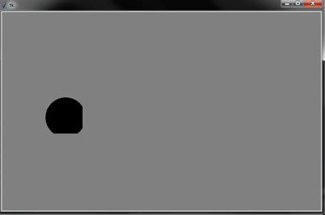 Python Tkinter The Shape Isn T Uniform And The Animation Looks Bad Stack Overflow