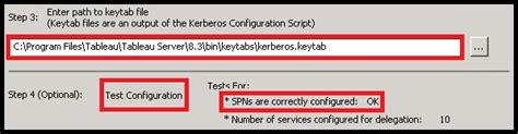Kerberos Authentication And Delegation With Tableau
