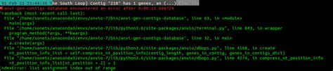 Bug Anvi Gen Contigs Databaseerrors With Importing Augustus V340