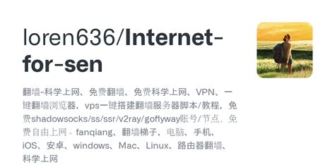 Github Loren636internet For Sen 翻墙 科学上网、免费翻墙、免费科学上网、vpn、一键翻墙浏览器，vps