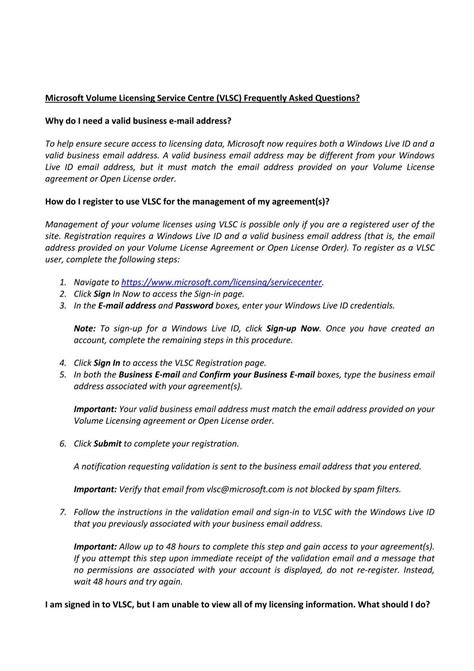 Microsoft Volume Licensing Service Centre Vlsc Frequently