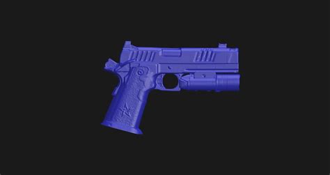🩻 Staccato Xc With Olight Baldr Pro R Real Size 3d Scan High Quality