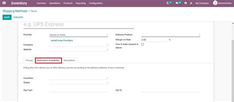How To Setup Delivery Method In Odoo 14