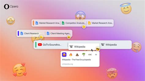 Introducing Tab Emojis To Opera 😎 Blog Opera Desktop