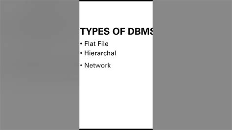 Sql Dbms Types Gokultech Youtube