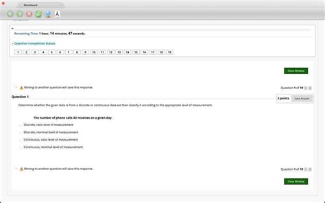 Solved Blackboard Remaining Time Hour Minutes Chegg