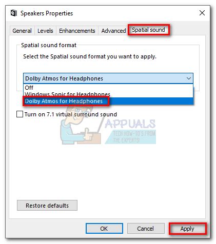 How To Set Up Dolby Atmos Spatial Sound On Windows 10