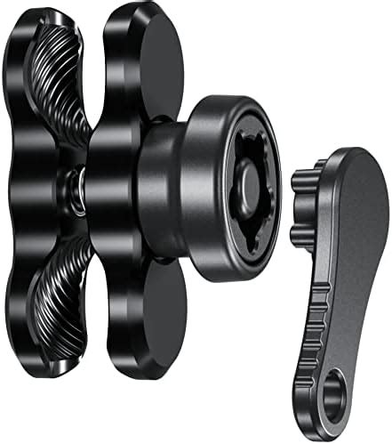Amazon BRCOVAN Anti Theft Aluminum Alloy Double Socket Arm Compatible With RAM Mounts B