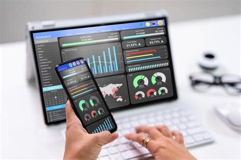 Premium Photo Kpi Business Analytics Data Dashboard