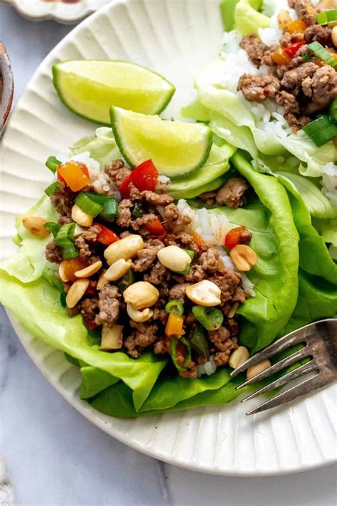 Ground Beef Lettuce Wraps Sailor Bailey