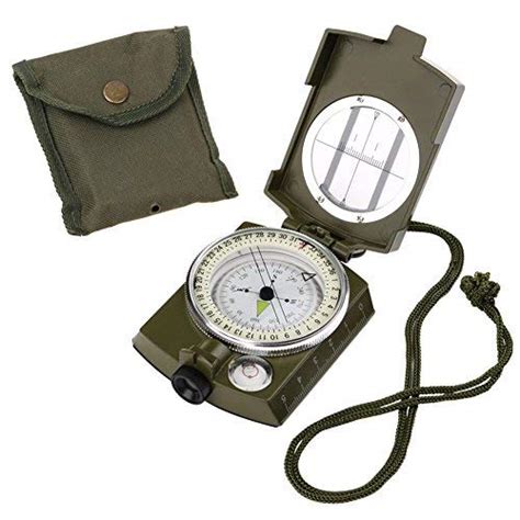 Waterproof Military Lensatic Sighting Compass With Magnifying Import