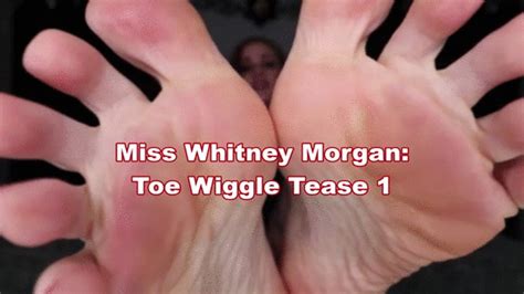Miss Whitney Morgan Toe Wiggle Tease Mp4 Feet Are Better In Pairs