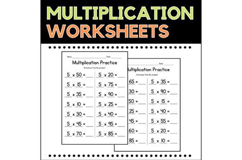Multiplying 5 By Multiples Of 5 Graphic By Atlasart · Creative Fabrica