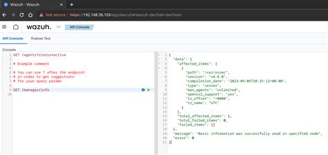 Wazuh Api Is Not Capable Of Fetching Wazuh Manager Logs · Issue 18939