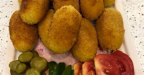 طرز تهیه کراکت سیب زمینی با ژامبون و پنیر 🥔 ساده و خوشمزه توسط