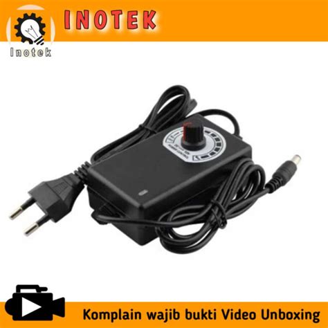 Jual Variabel Adaptor Power Suplai Tegangan Voltase Bisa Diatur Dc