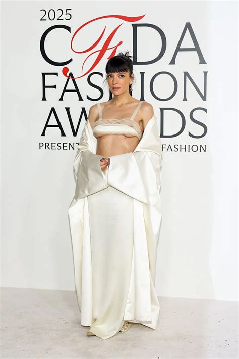 Lily Allen Has Iconic “revenge Dress” Moment In Teeny See Through Bra
