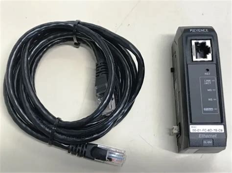 Keyence Dl En1 Ethernet Tcp Ip Compatible Network Unit Mac 00 01 Fc
