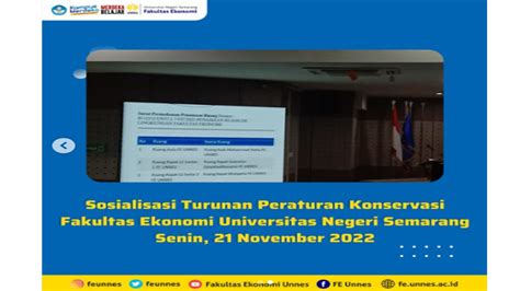 Sosialisasi Turunan Peraturan Konservasi Unnes Feb Unnes