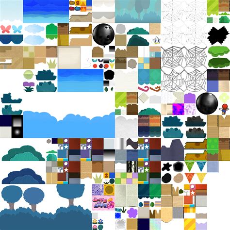 The Textures Resource Full Texture View Paper Mario Sticker Star