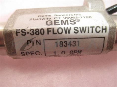 1000000013 162452227506 Gems Sensors Fs 380 Flow Switch 183431 1 0 Gpm 422825 Fs 380 Flow