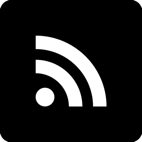 Rss Rounded Vector SVG Icon SVG Repo