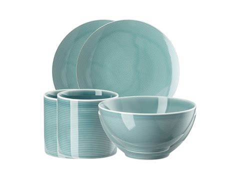 Thomas Loft Colour Ice Blue Frühstücksset 6tlg Material Porzellan