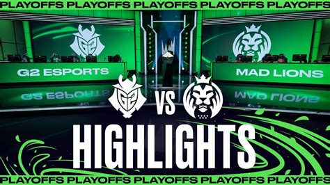 G2 V Mad Lec Spring 2023 Playoffs Youtube