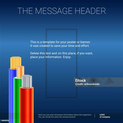 전기 절연 구리 및 알루미늄 와이어 좌초 어두운 배경에 텍스트의 서식 파일에 색된 머리에 전기 케이블 포스터 프레 젠 테이 션에 대 한 인쇄 디자인입니다 3 차원 일러스트