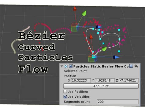 Bezier Curved Particles Flow Editor Particleseffects Unity Asset Store