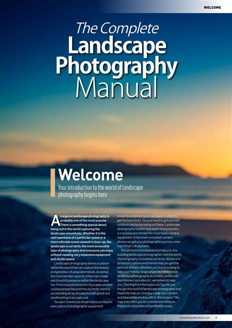 The Complete Landscape Photography Manual Expert Tutorials To Improve