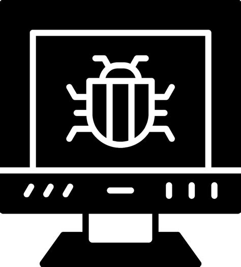 Software System Bug Errors Glyph 67205840 Vector Art At Vecteezy