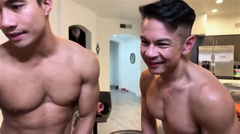 Three Manly Men Having Fun Together