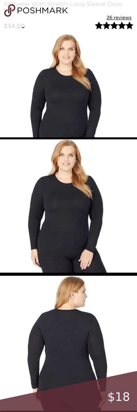 Cuddl Duds Softwear Stretch Long Sleeve Crewneck Cuddl Duds Clothes Design Fashion Tips