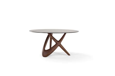 Amura Nx Coffee Table In Glass And Wood Base By Stefano Bigi For Sale