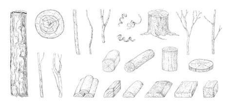 Log Sketch Vectors And Illustrations For Free Download